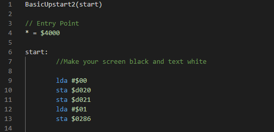 C64 Assembly : Hello World – 8-Bit / 16-Bit Heaven