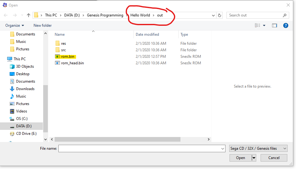 Megadrive Programming : Hello World – 8-Bit / 16-Bit Heaven